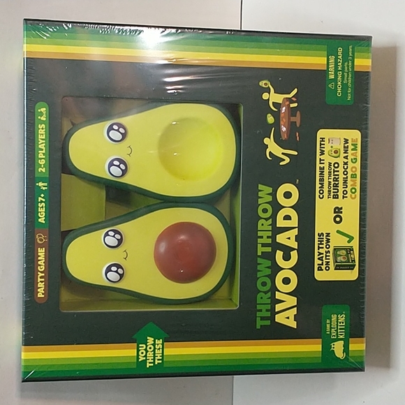 Exploding Kittens | Toys | Throw Throw Avocado Party Game By Exploding ...
